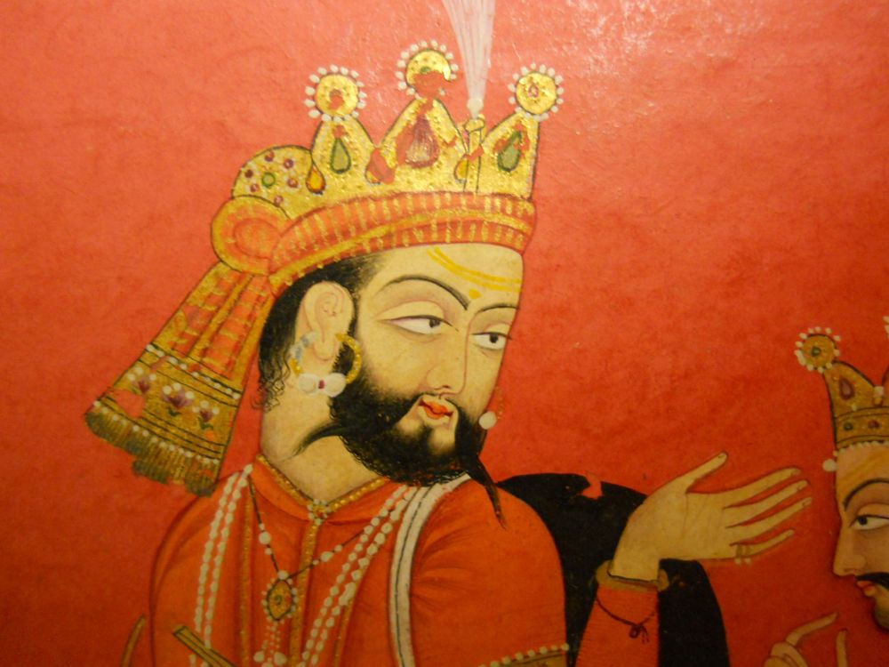 Sold at auction Miniature Painting of Sisupala and his Retinue Auction ...
