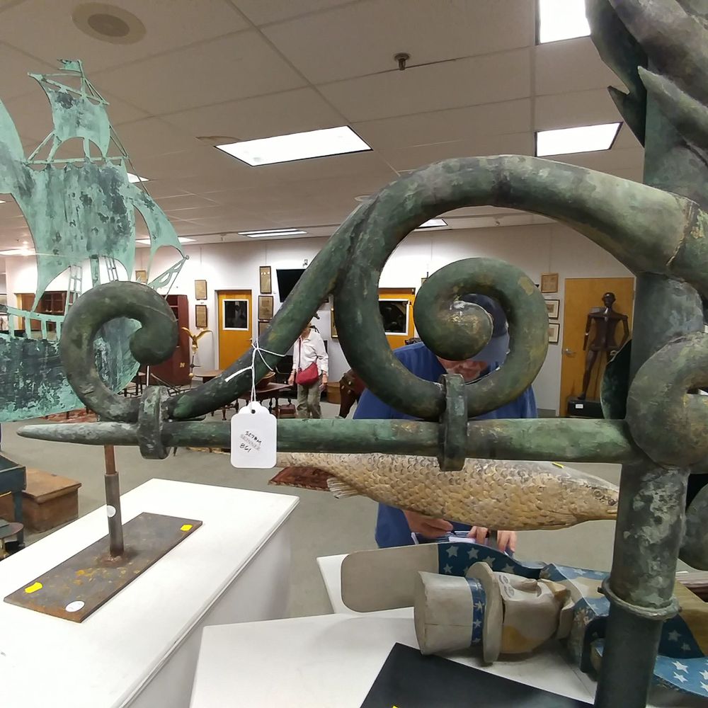 Sold at auction Molded Copper Griffin Weathervane Auction Number 3278M ...