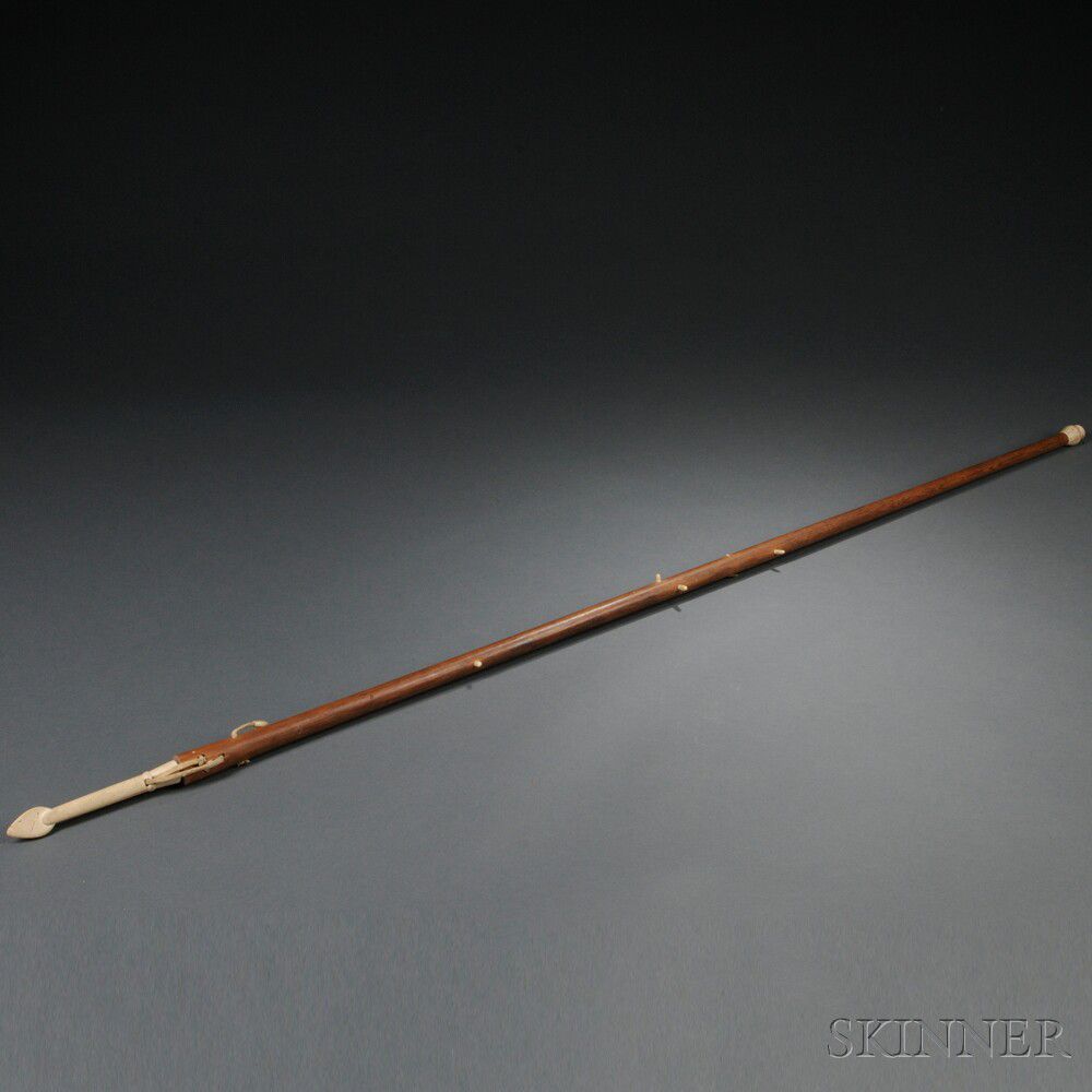 Sold at auction Eskimo Wood and Ivory (?) Harpoon Auction Number 2705M ...