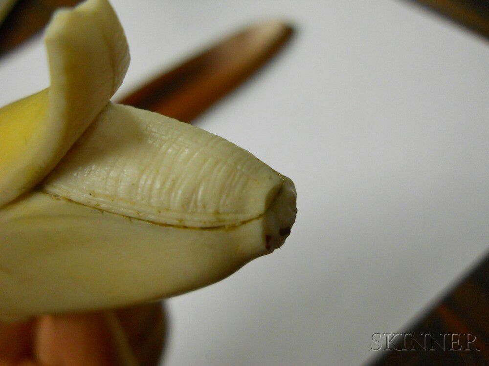 Sold at auction Ivory Carving of a Banana Auction Number 2666T Lot ...