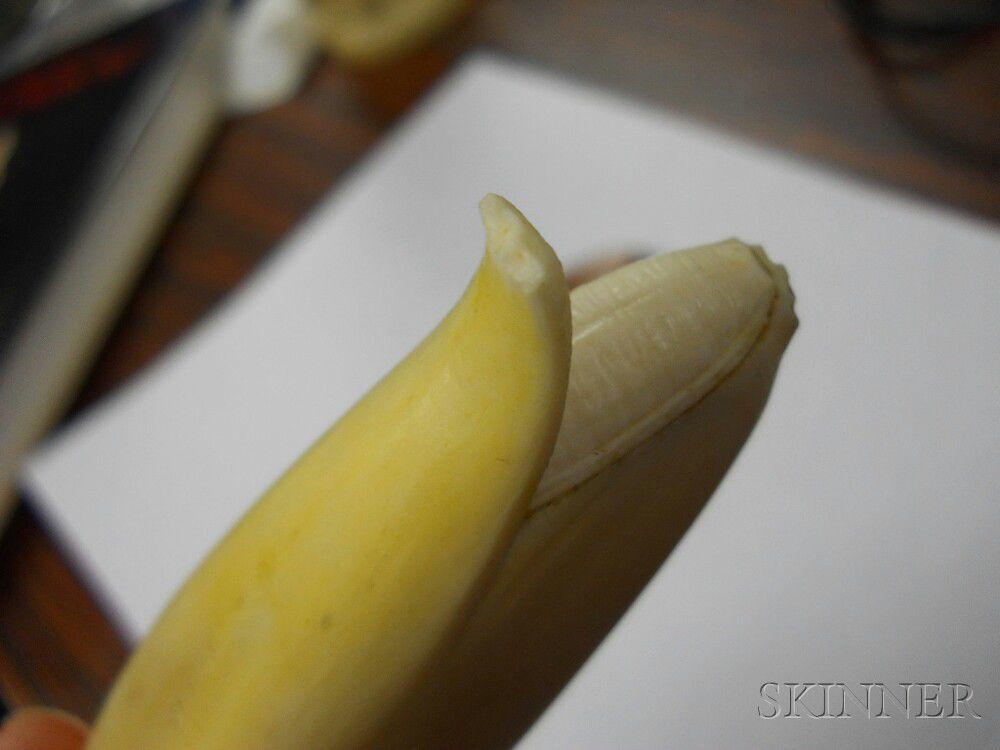Sold at auction Ivory Carving of a Banana Auction Number 2666T Lot ...