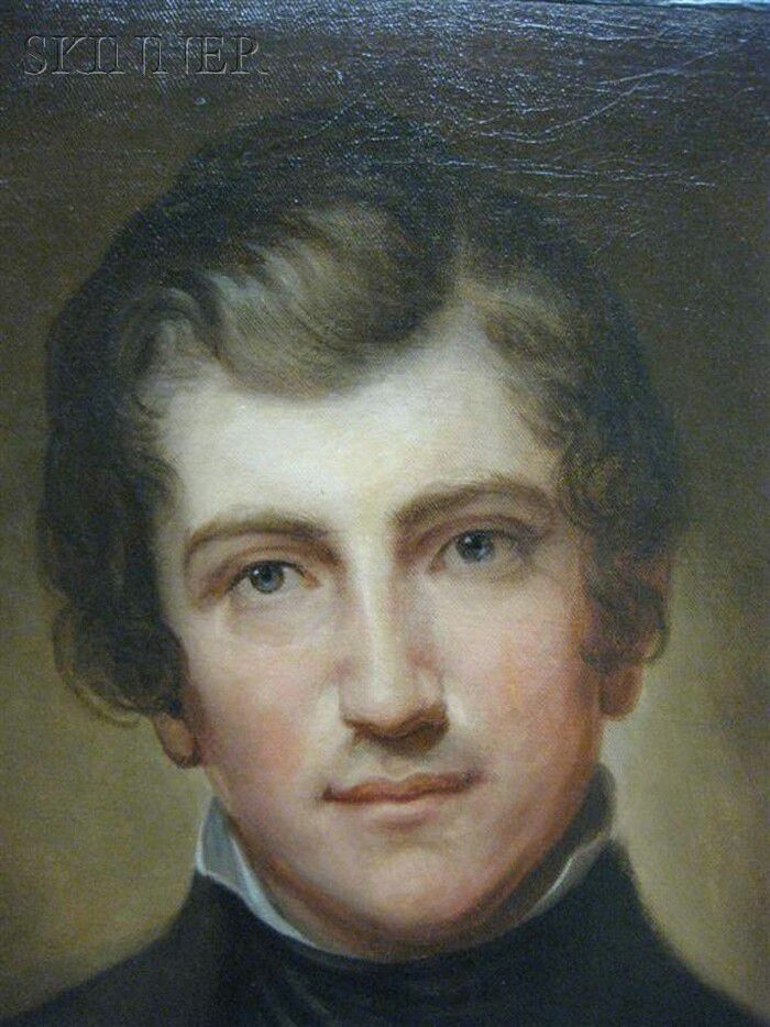 Rembrandt Peale (American, 1778-1860) First Sketch, Portrait of Charles ...