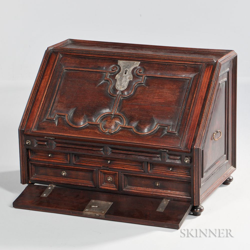 Sold at auction Carved Slant-lid Writing Box Auction Number 3088T Lot ...