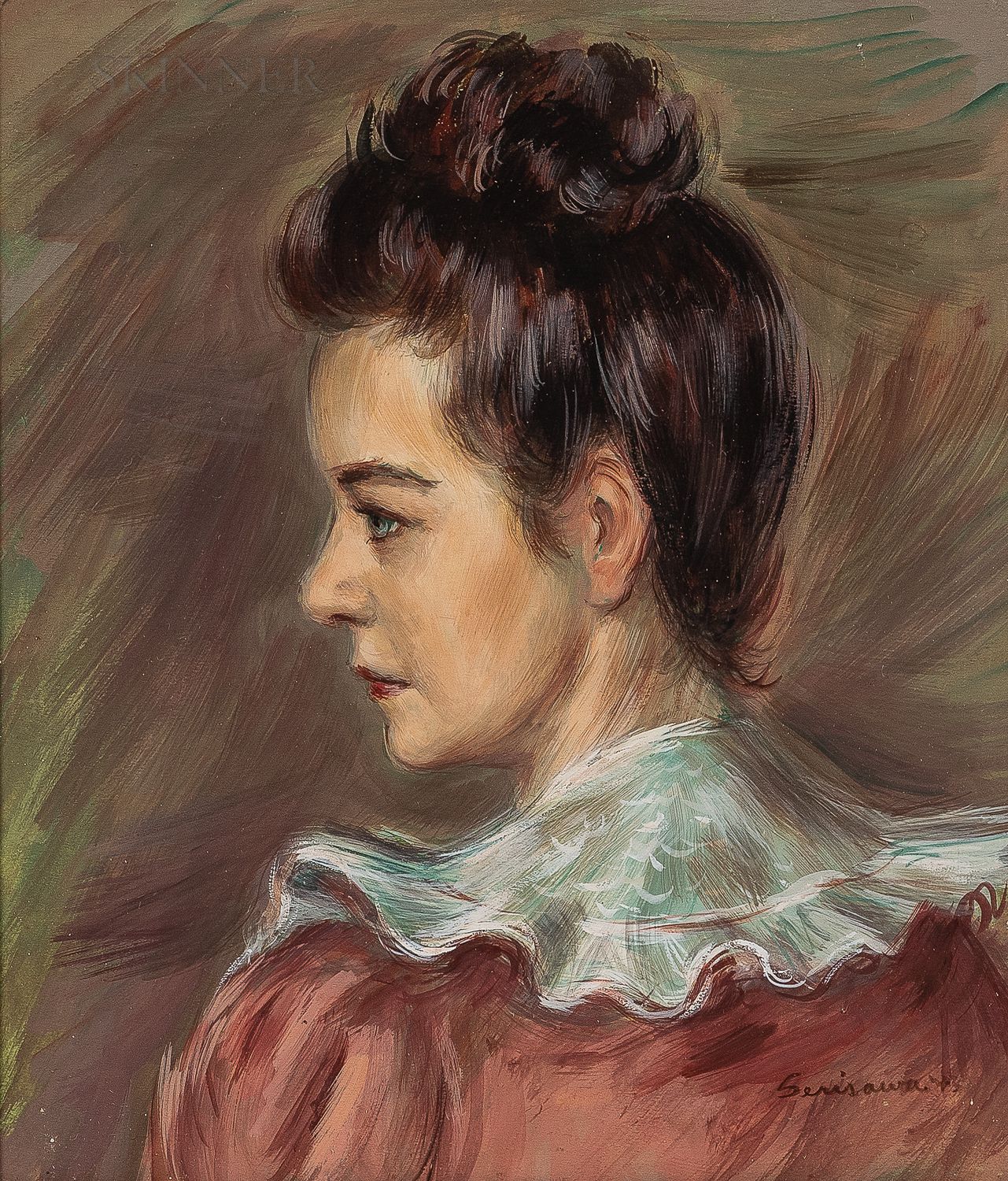Sueo Serisawa (Japanese/American, 1910-2004) Pauline Auction Number ...