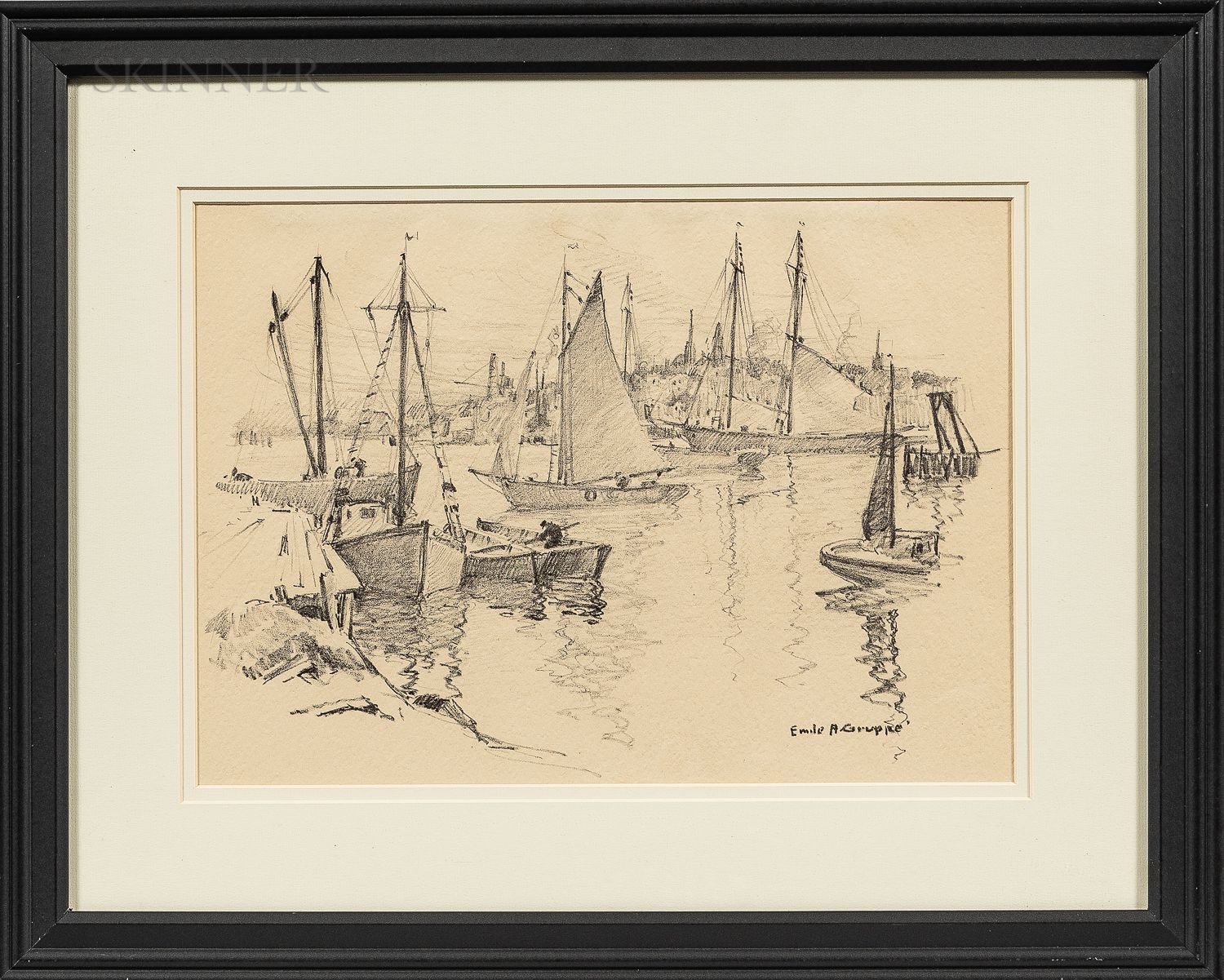 Sold at auction Emile Albert Gruppé (American, 1896-1978) Six Framed ...