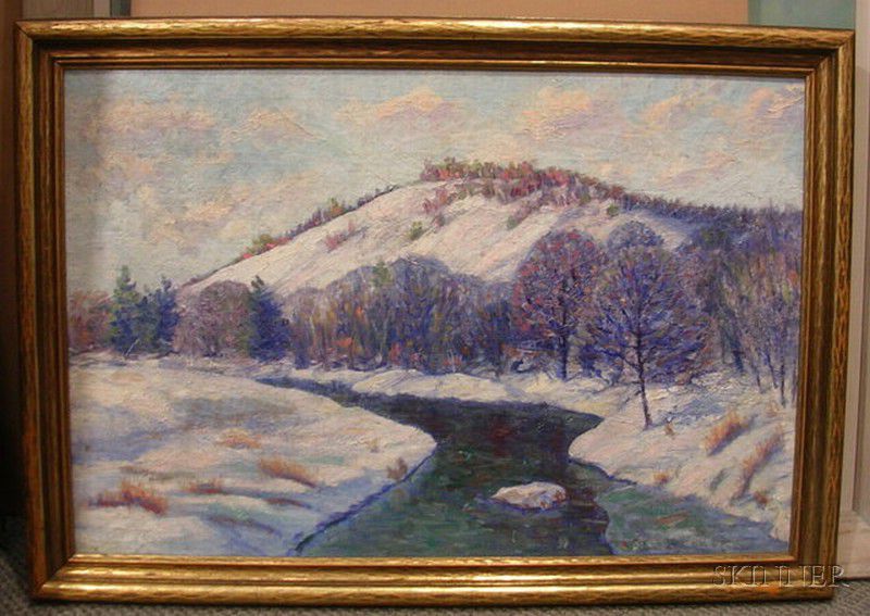 Sold at auction Howard Daniel Becker (American, 1914-1985) Winter View ...