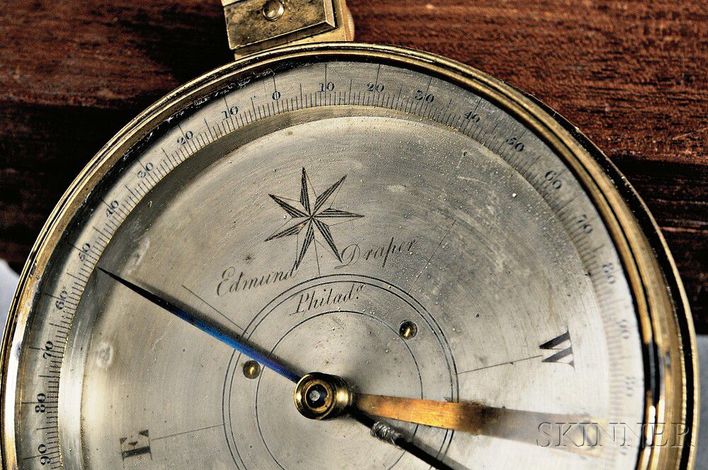 Edward Draper 3-inch Brass Surveyor's Compass Auction Number 2760M Lot ...