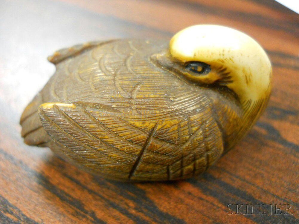 Two Ivory Netsuke of Birds Auction Number 2780M Lot Number 233 ...