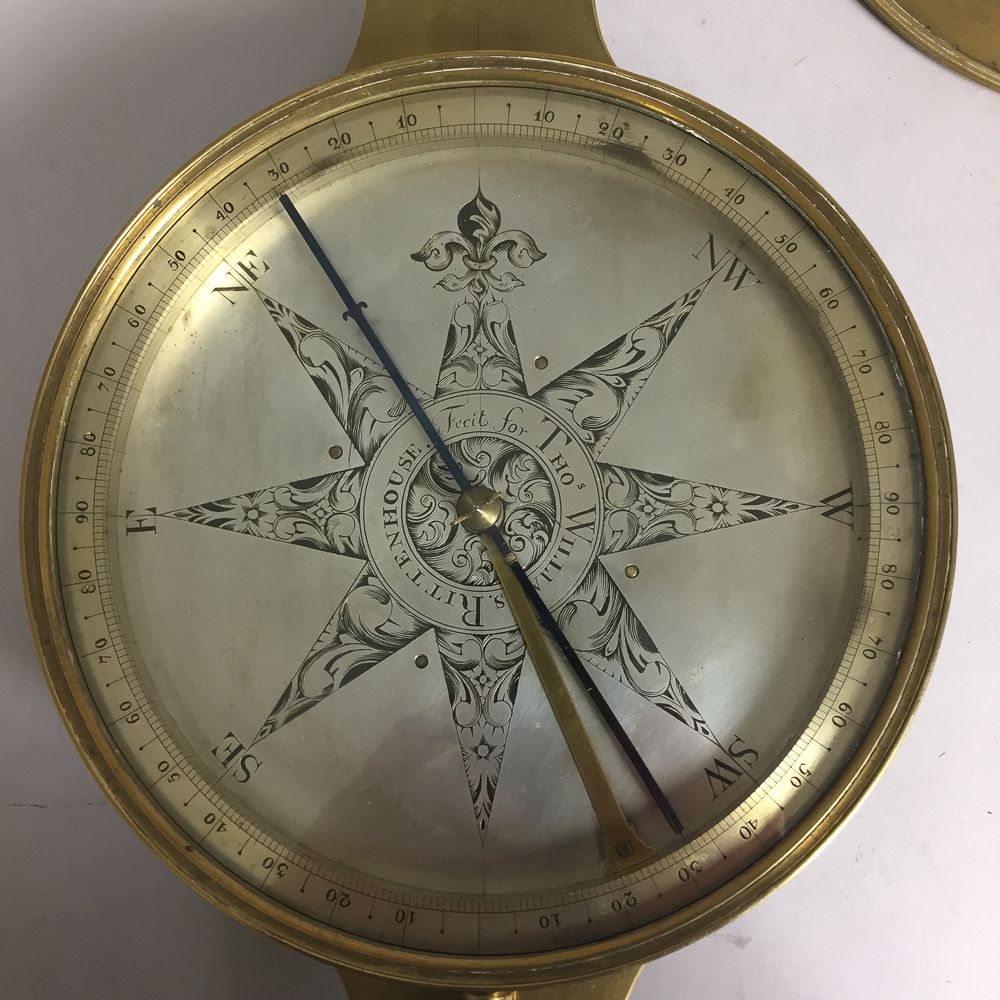Sold at auction Large Rittenhouse Surveyor's Compass for Thomas ...