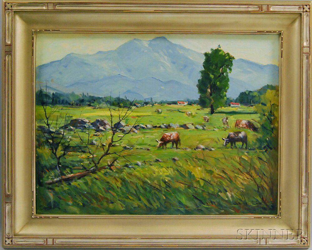 Sold at auction John F. Enser (American, 1898-1968) Mountain Pasture ...