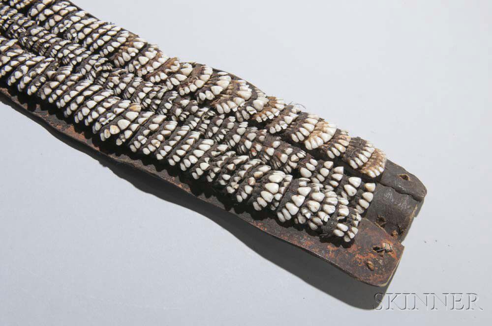 Sold at auction Eskimo Caribou Teeth Belt Auction Number 2983B Lot ...