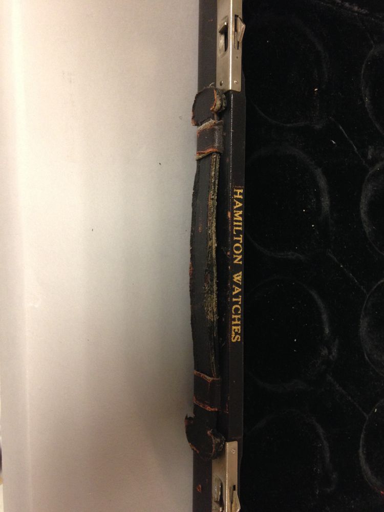 Sold at auction Hamilton Pocket Watch Salesman's Carrying Case Auction ...