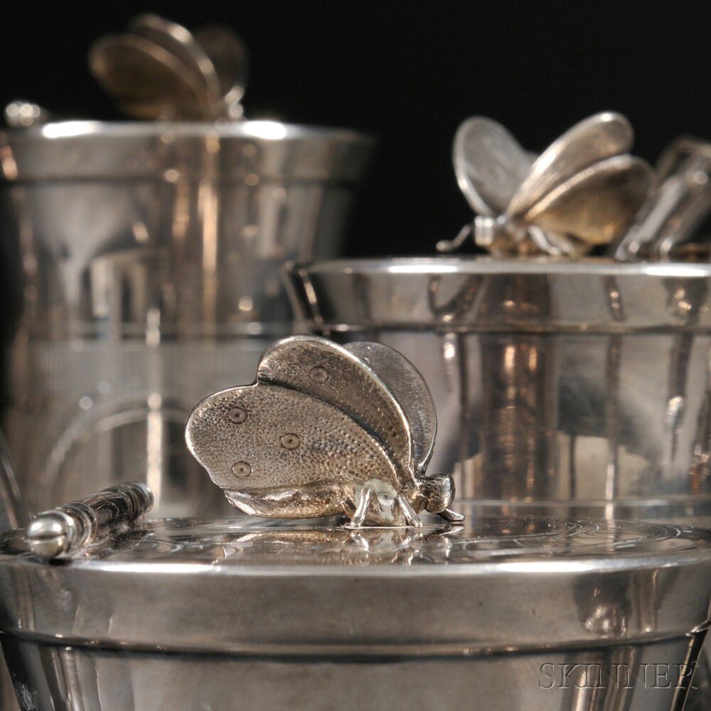 Six-piece Gorham Coin Silver Civil War Presentation Tea Set Auction ...