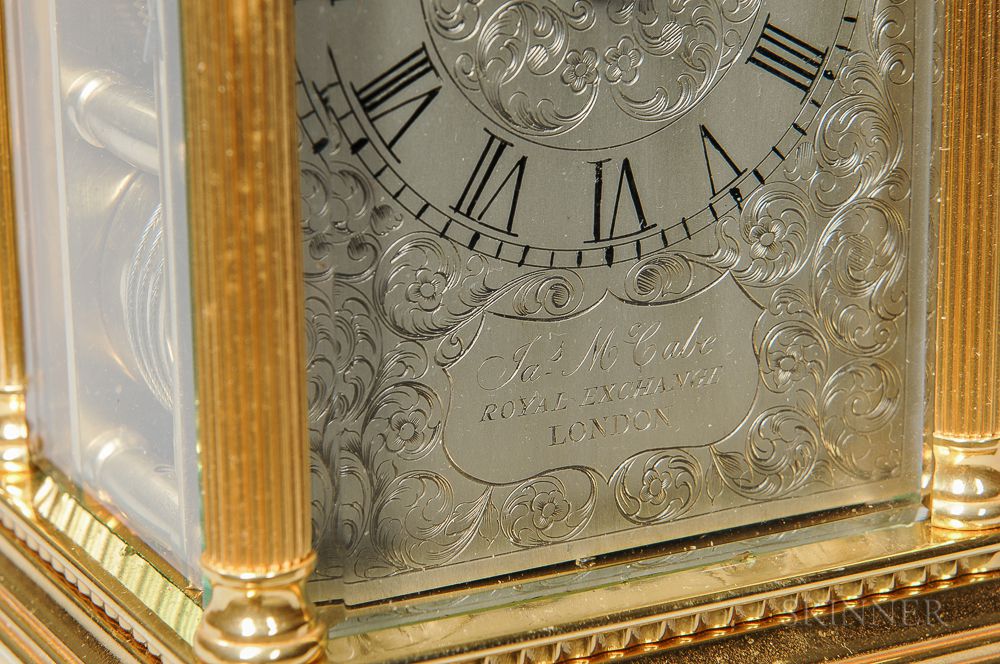 James McCabe Fusee Carriage Clock Auction Number 3035M Lot Number 208 ...