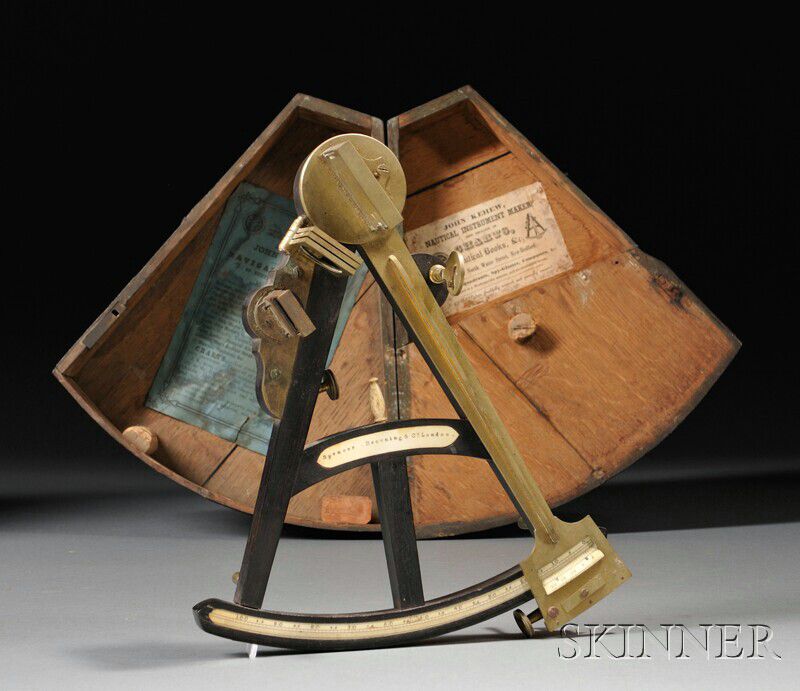 Sold at auction Spencer Browning & Co. Ebony Octant Auction Number ...