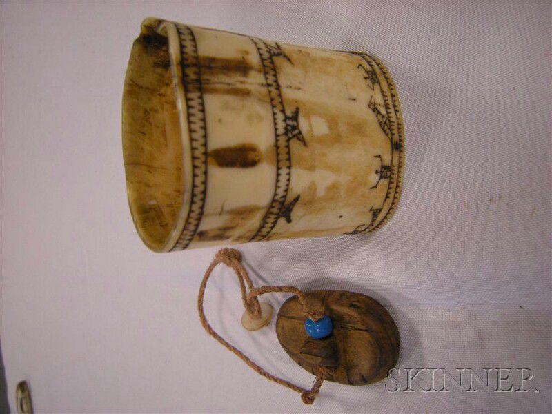 Sold at auction Eskimo Ivory and Wood Container Auction Number 2563B ...