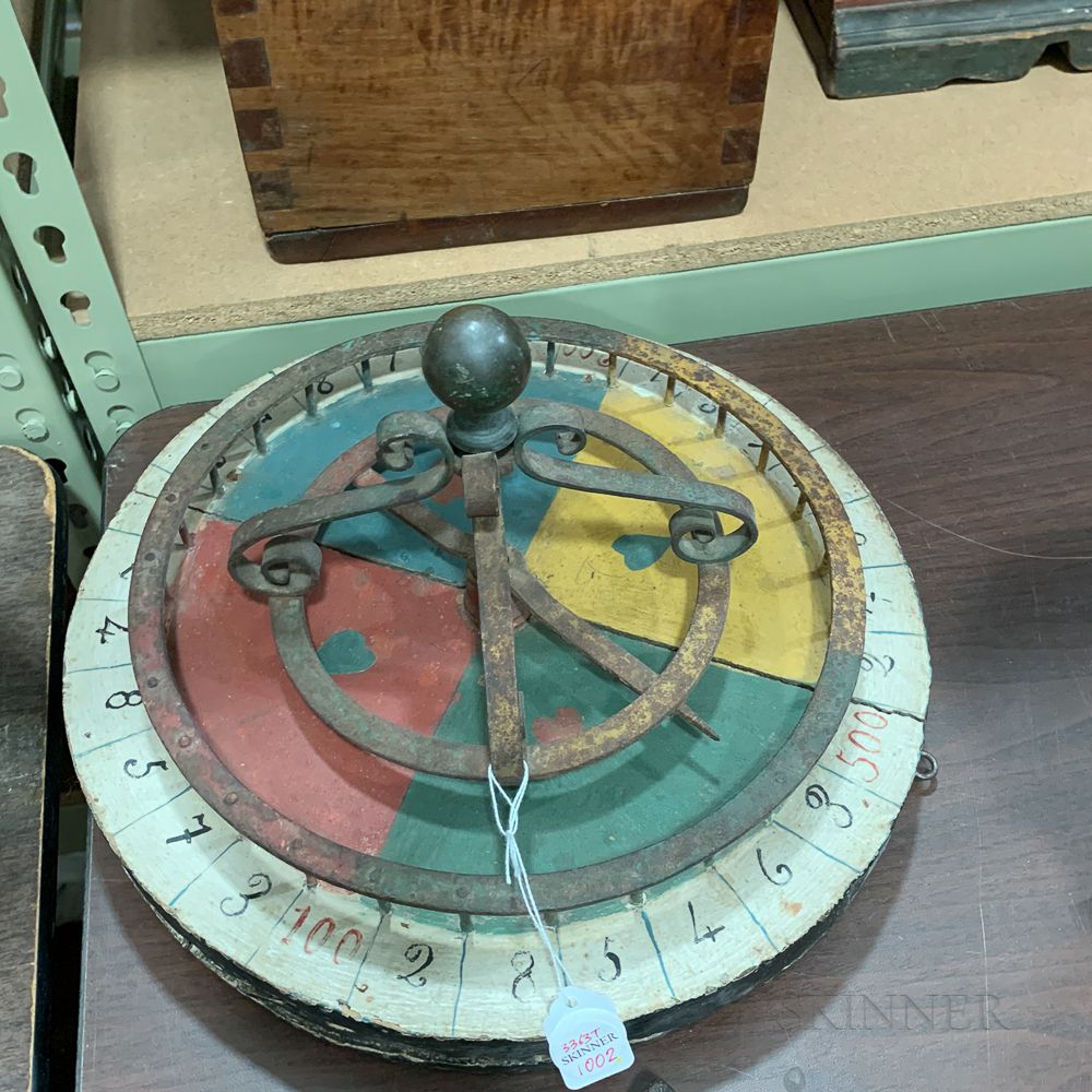 Sold at auction Painted Wheel of Chance Auction Number 3363T Lot Number ...