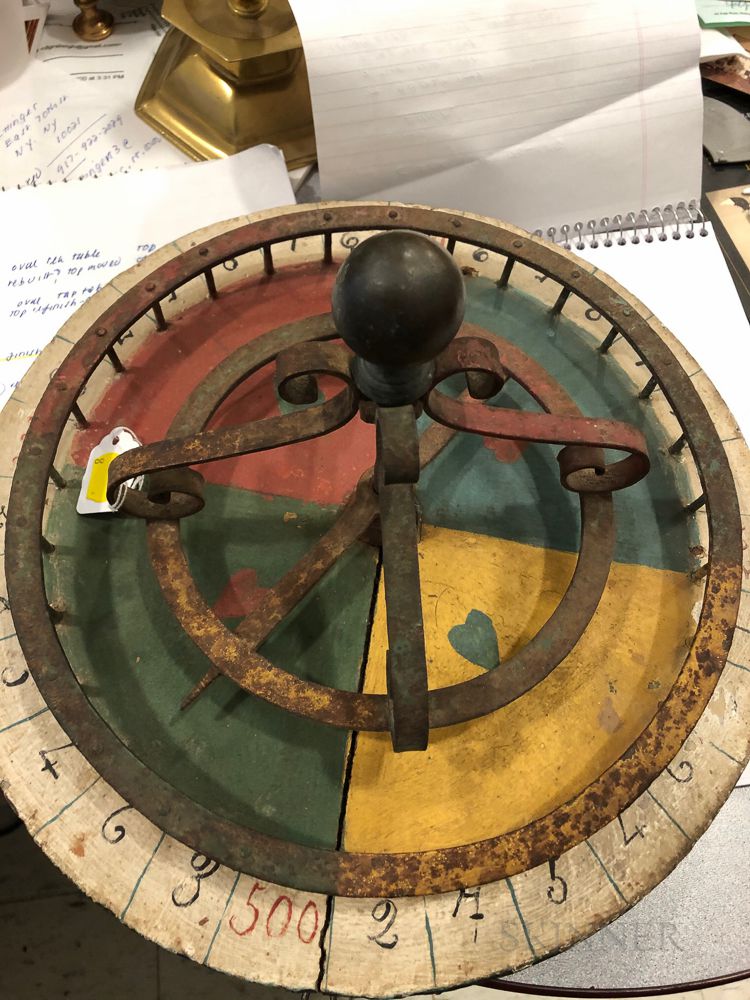 Sold at auction Painted Wheel of Chance Auction Number 3363T Lot Number ...