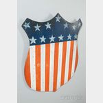 Painted Wood Union Shield | Sale Number 2961B, Lot Number 601 | Skinner ...