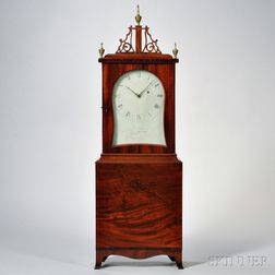 Jacob D. Custer, Mahogany Shelf Clock 2804M, 4 | Skinner Auctioneers