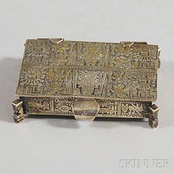 Sold at auction Peruvian .900 Silver Footed Box Auction Number 2788T ...
