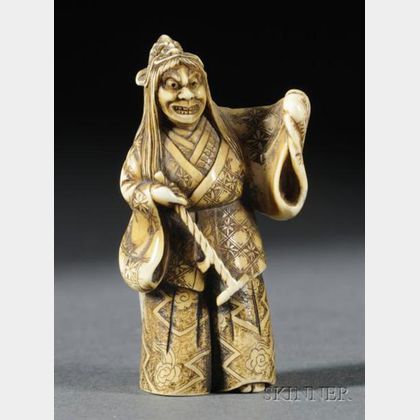 Sold at auction Ivory Netsuke Auction Number 2406 Lot Number 381 ...