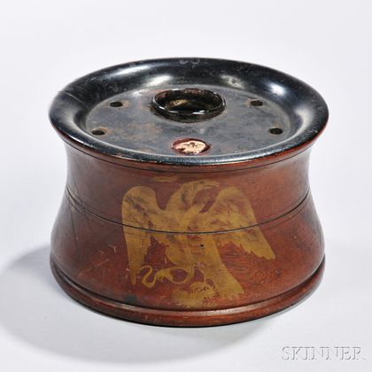 Sold at auction Turned and Painted Inkwell Auction Number 2838M Lot ...