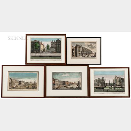 Sold at auction European School, 18th Century Five Framed Views of ...