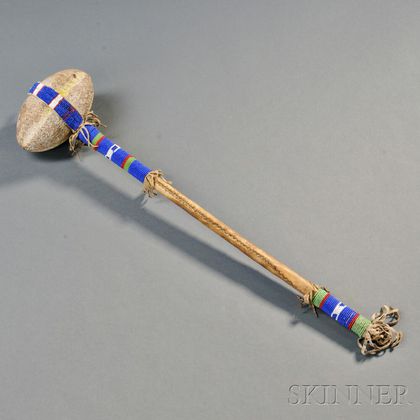 Sold at auction Central Plains Beaded Skullcracker Club Auction Number ...